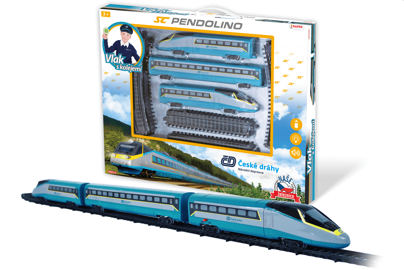 Vlak České dráhy SC Pendolino « Hračka roku 2025